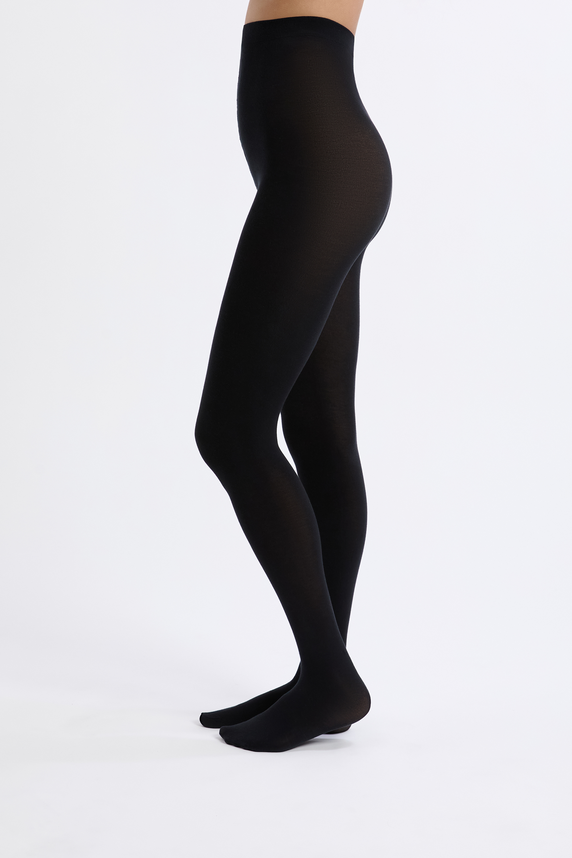 Essential opaque tights with thermal effect - 100D - 100D WMU - NOIR - ETAM