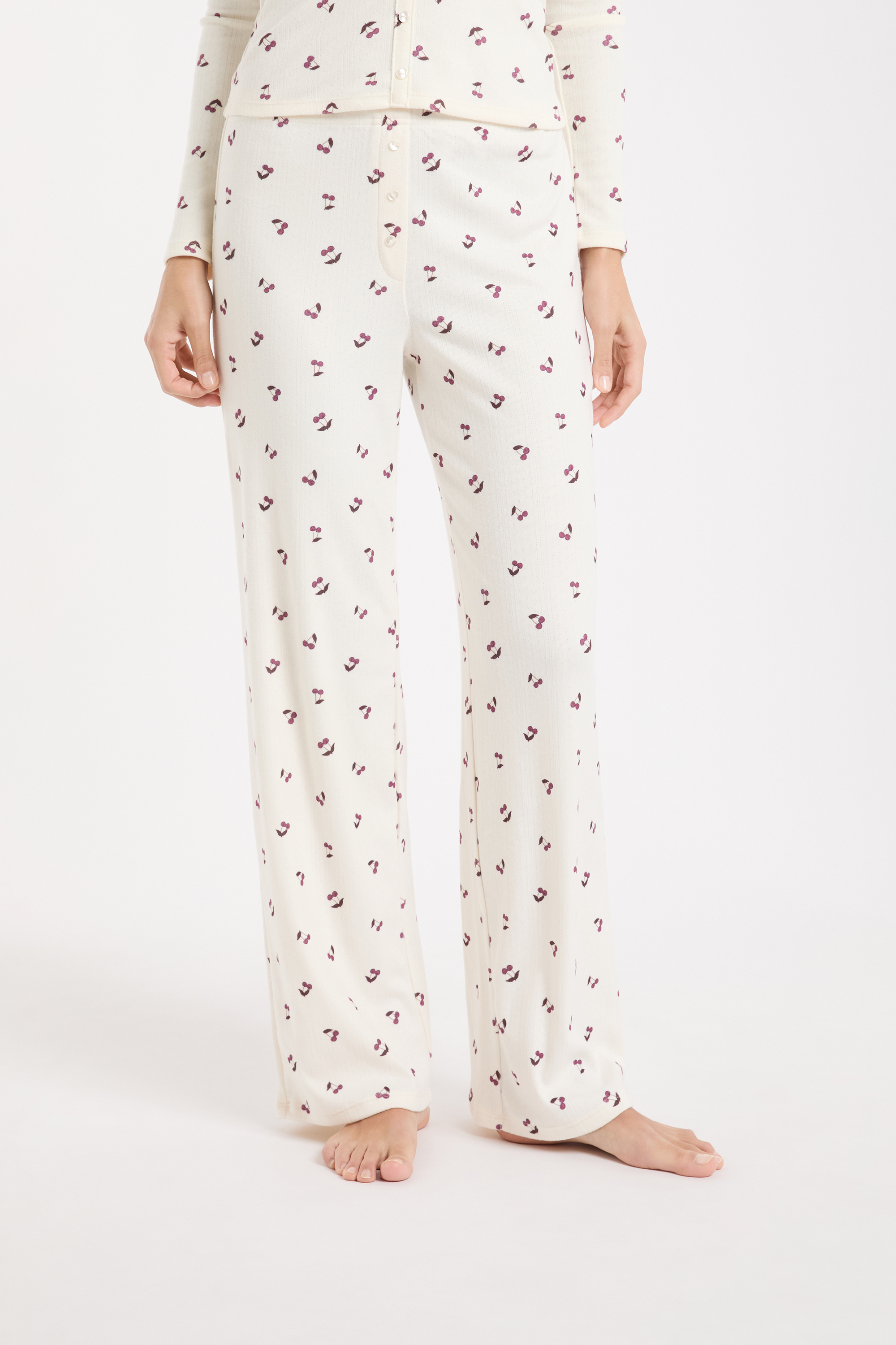 Pantalon de pyjama à motifs cerises - MOCKI - LIN - ETAM